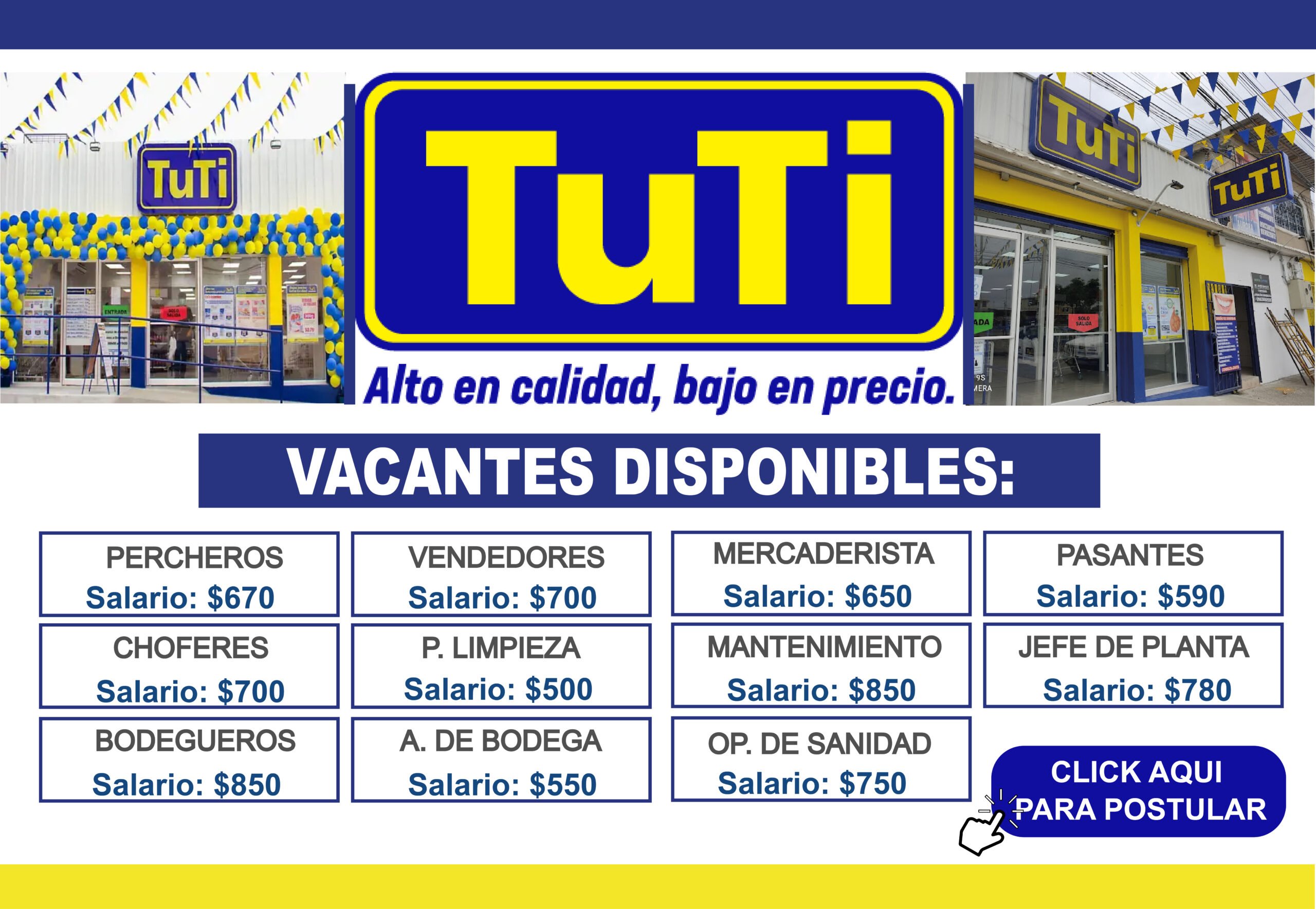 TUTI acaba de abrir nueva convocatoria a nivel nacional - Empleos ...